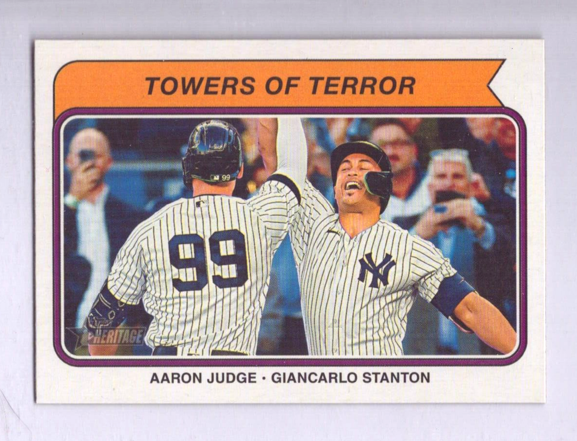 Judge / Stanton 2023 Heritage High Number Combo Cards Towers of Terror ...