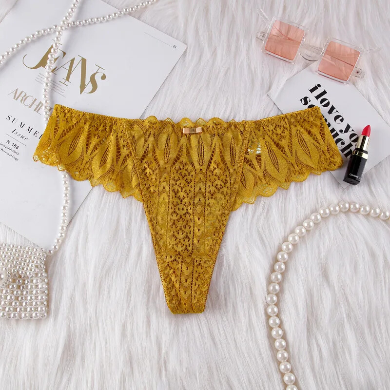 Women Sexy Lace Panties Knickers Lingerie Brief Underwear G-string T ...