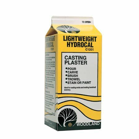 Woodland Scenics C1201 Lightweight Hydrocal For Casting Rocks, Hard ...