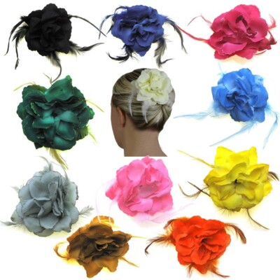 Hair Flower Prom Accessory Floral Hair Piece Wedding Accessories ...