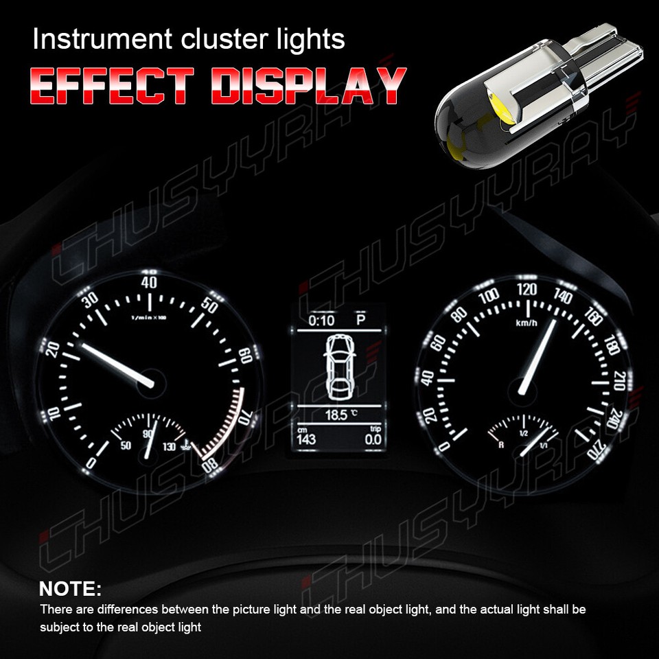Dash Cluster Gauge WHITE SMD LED LIGHT BULB KIT Fit 95-98 Toyota ...