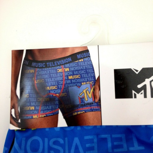 MTV Boxer Briefs Size Small Men's Underwear Blue Polyester Blend Knit ...