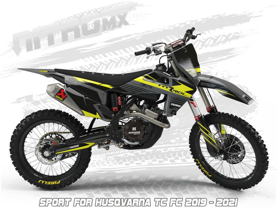 Graphics Kit fits Husqvarna TC FC FX 125 250 350 450 2019 2020 2021 ...