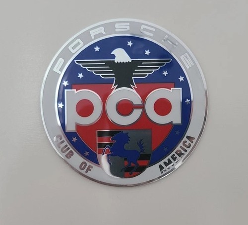 Porsche PCA Car Club of America Grill Badge Emblem Hood Ornament 62mm ...