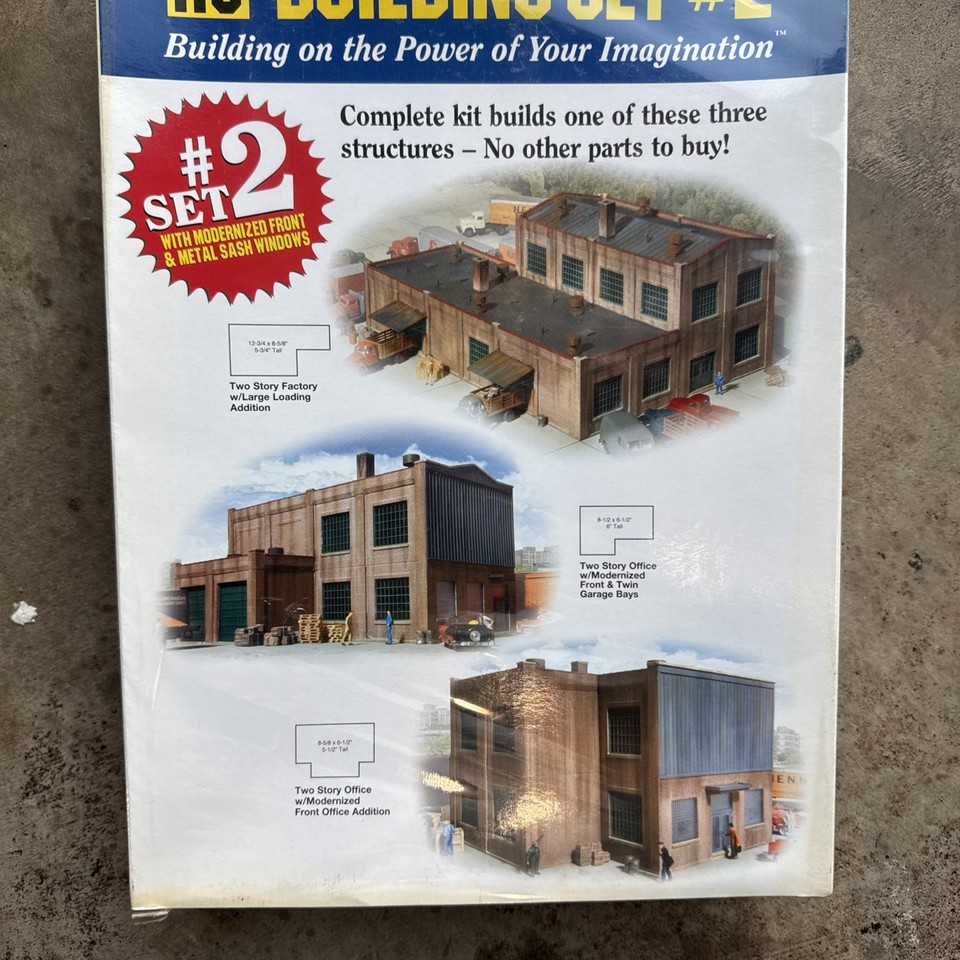 Walthers 933-3752 HO Modulars 3-in-1 Building Set # 2 Cornerstone ...