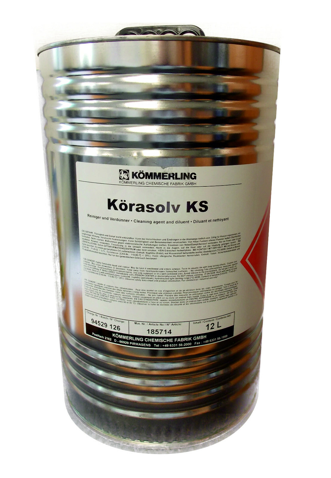 Kömmerling Körasolv KS 12l Reiniger und Verdünner Lösemittel für ...