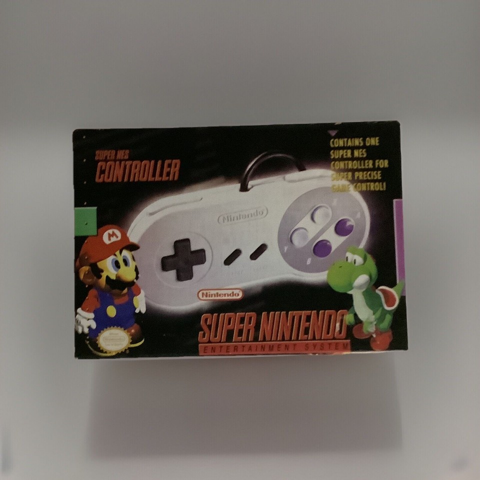 SNES Super Nintendo Entertainment System Controller New In Box ...