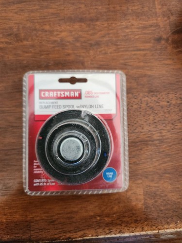 CRAFTSMAN Trimmer Replacement Bump Feed Spool 85967 w/ .065 Nylon Line ...