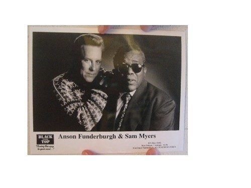 Anson Funderburgh & And Sam Myers Press Kit Photo Mint | eBay Australia