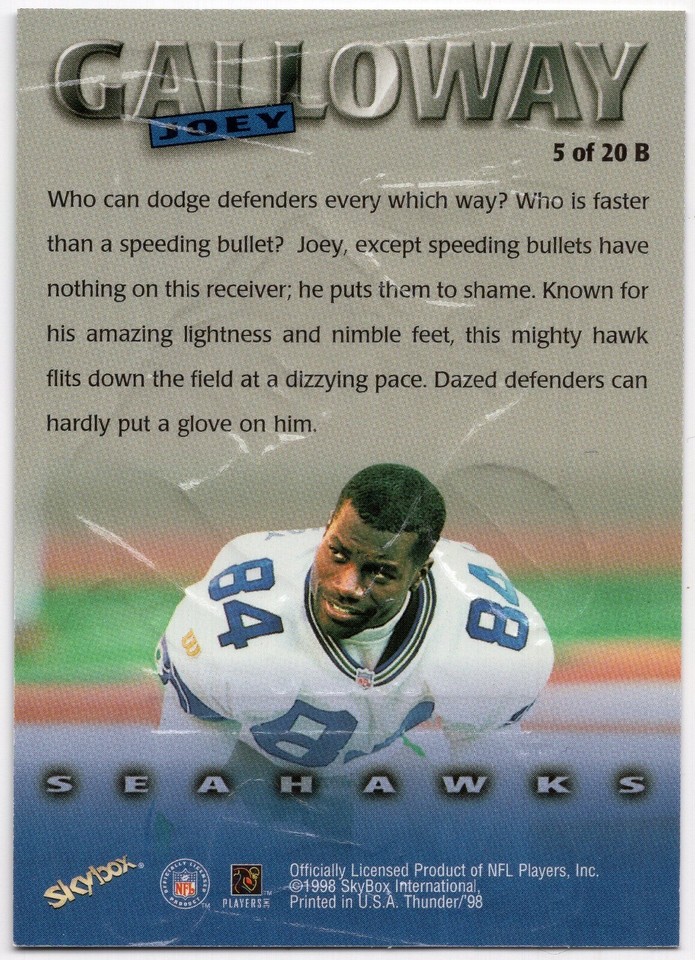 002 Single Insert SP Parallel Special Set & Serial Numbered NFL Trading ...