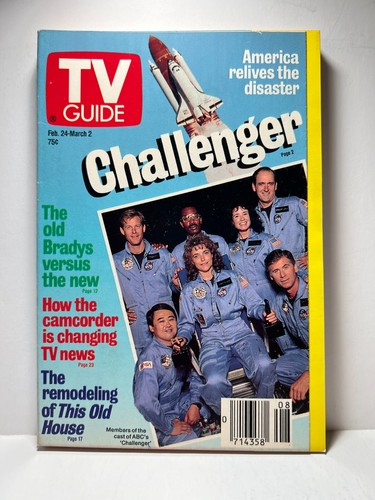 TV Guide 1990 Feb 24-March 2 Members of the cast of ABC's Challenger | eBay
