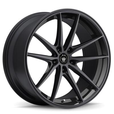 17x8 +45 Konig Oversteer 5x112 Gloss Black Wheels (Set of 4) | eBay