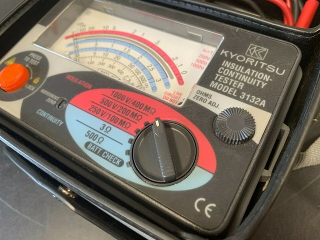 Kyoritsu 3132A Insulation-Continuity Tester for sale online | eBay