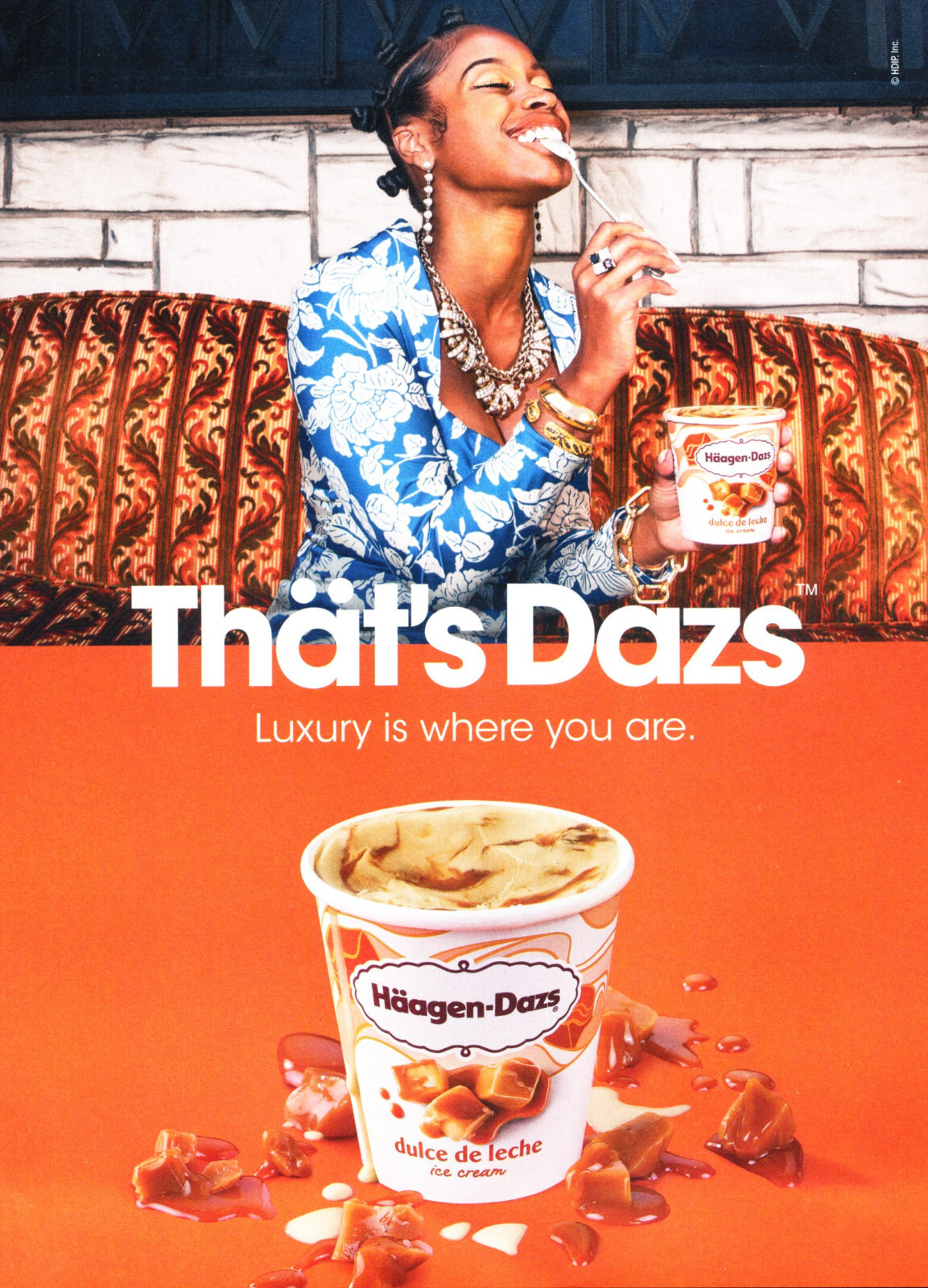 HAAGEN-DAZS ICE CREAM AD #02 MAGAZINE promo AD 2021 | eBay