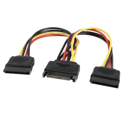 Serial ATA SATA 15 broches male vers femelle M/F Cable d'alimentation ...