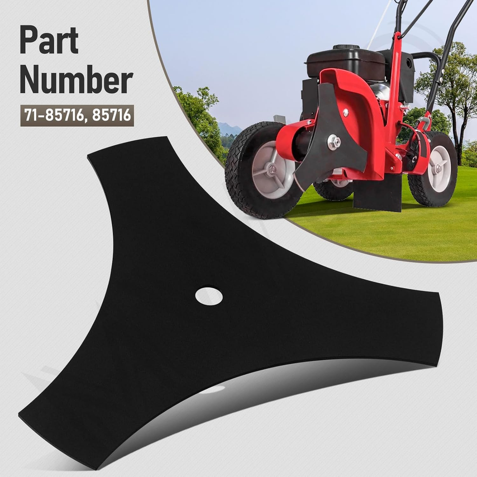 71-85716 3-Point 9" Length Edger Blade Compatible with Craftsman Gas ...