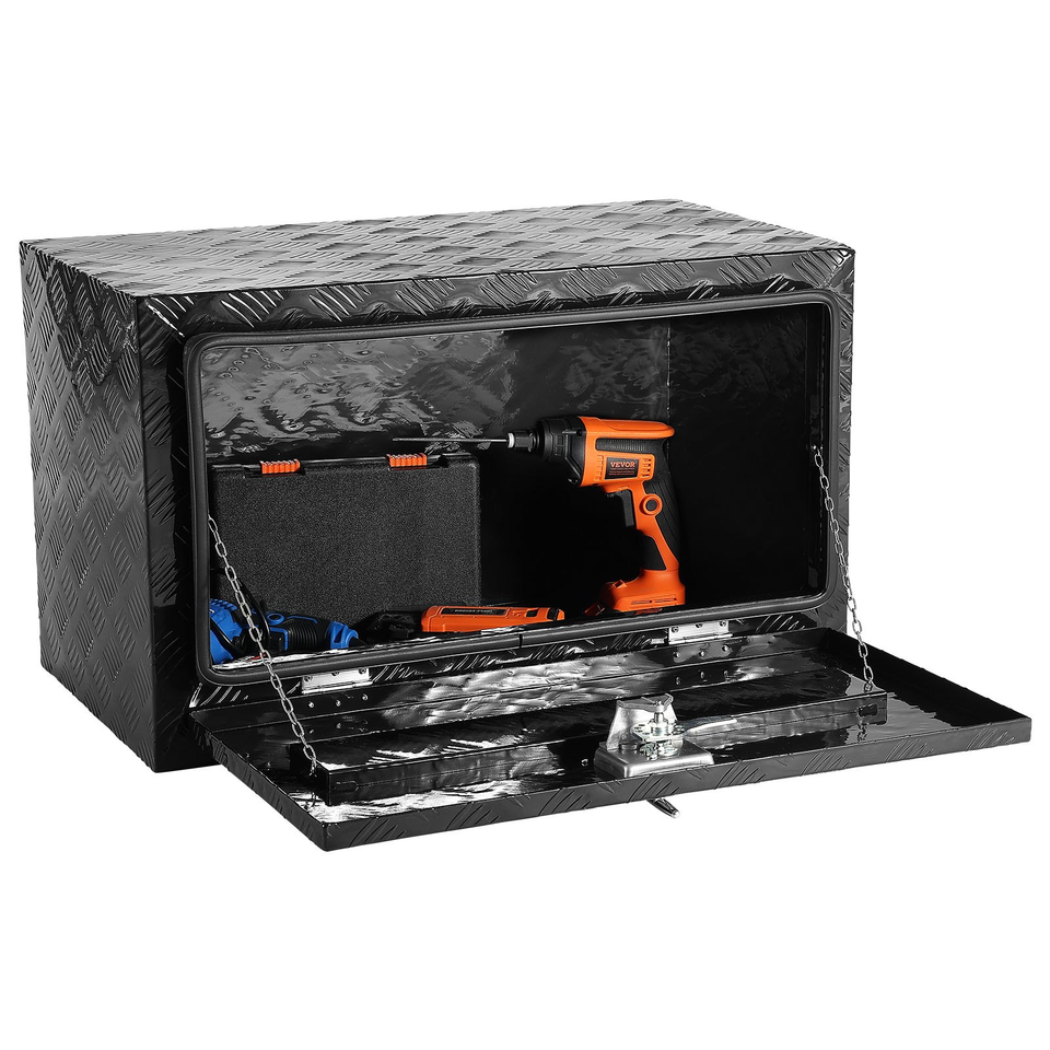 Underbody Aluminum Truck Tool Box - 30" x 14" x 16" Trailer RV Tool ...