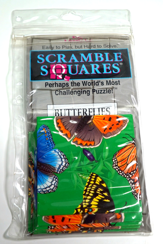 Scramble Squares Butterflies 9 Piece Jigsaw Challenging Puzzle B ...