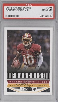 2013 Score Franchise Robert Griffin III #298 PSA 10 GEM MT | eBay
