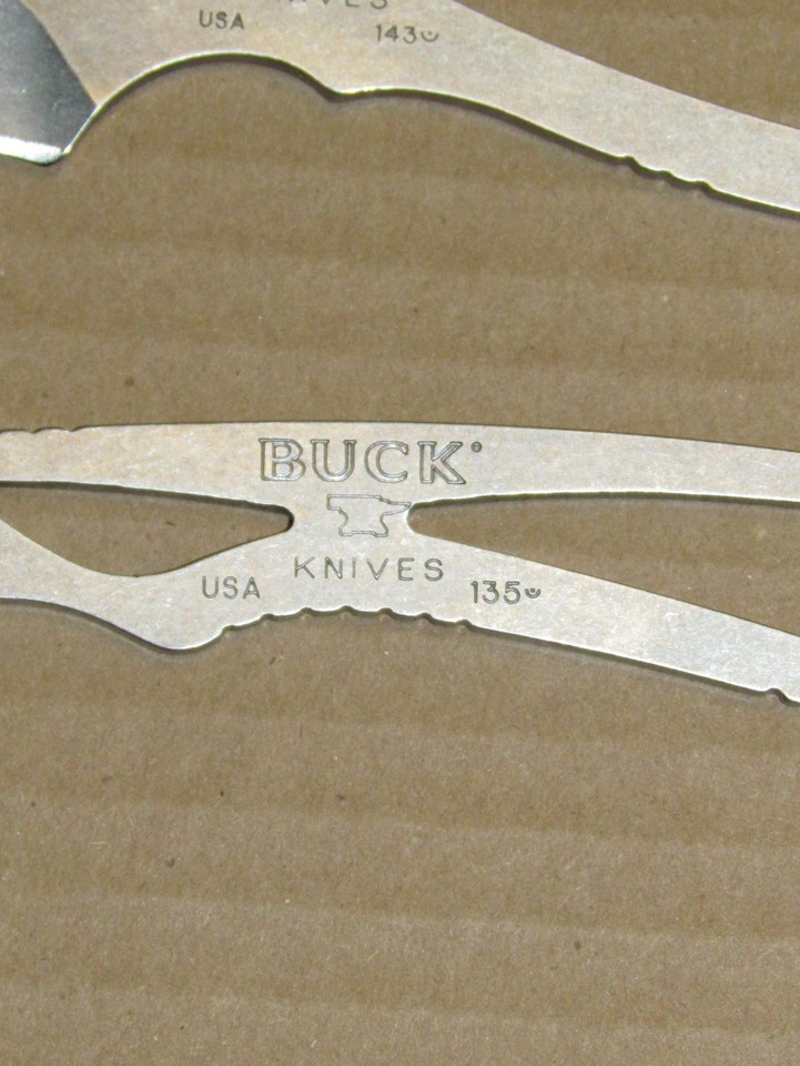 Buck Knives USA Paklite Skinner 143 & 135 Knife Set RMEF | eBay