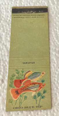 Ohio Blue Tip Fish Colorful Matchbook Cover | eBay