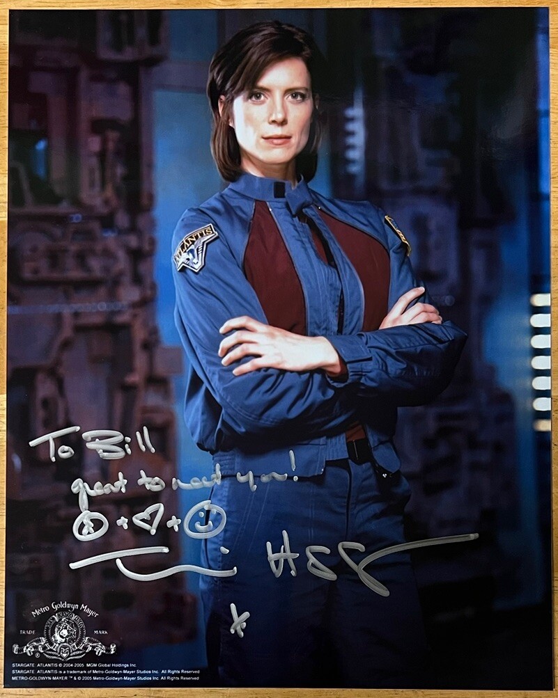 Autographed Torri Higginson Photo Stargate Atlantis Elizabeth Weir | eBay