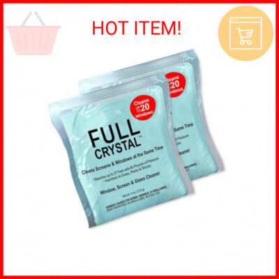 Full Crystal Refill Kit - Two 4 Oz. Crystal Powder Exterior Window ...