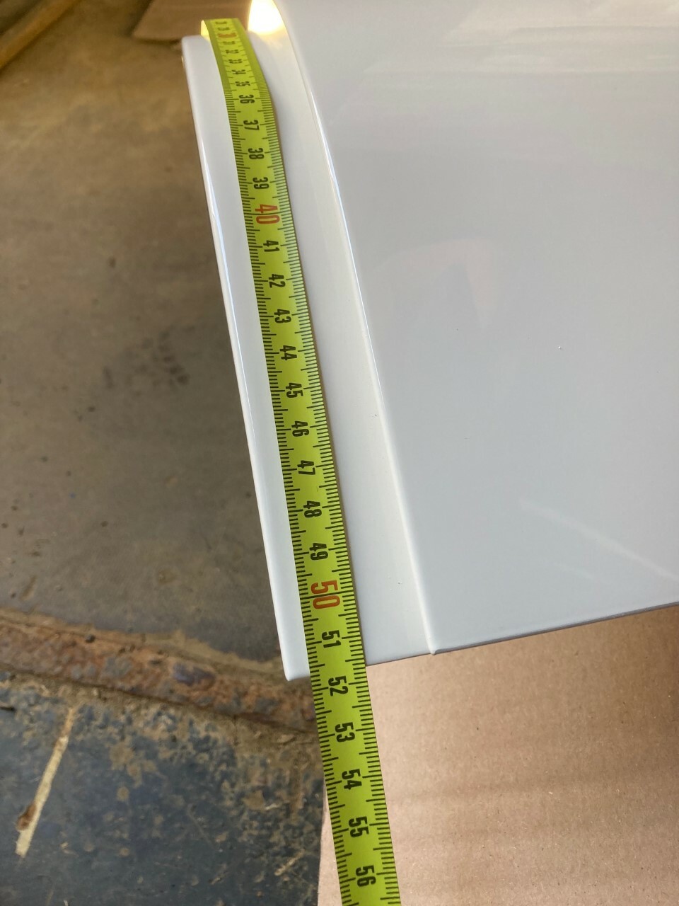 731mm high Curved Gloss Sofia Cream Kitchen unit door to fit Wickes ...