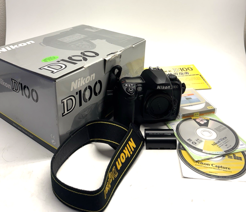 Vintage NEW Nikon D100 Digital SLR Camera Body : Charging Cradle Not ...
