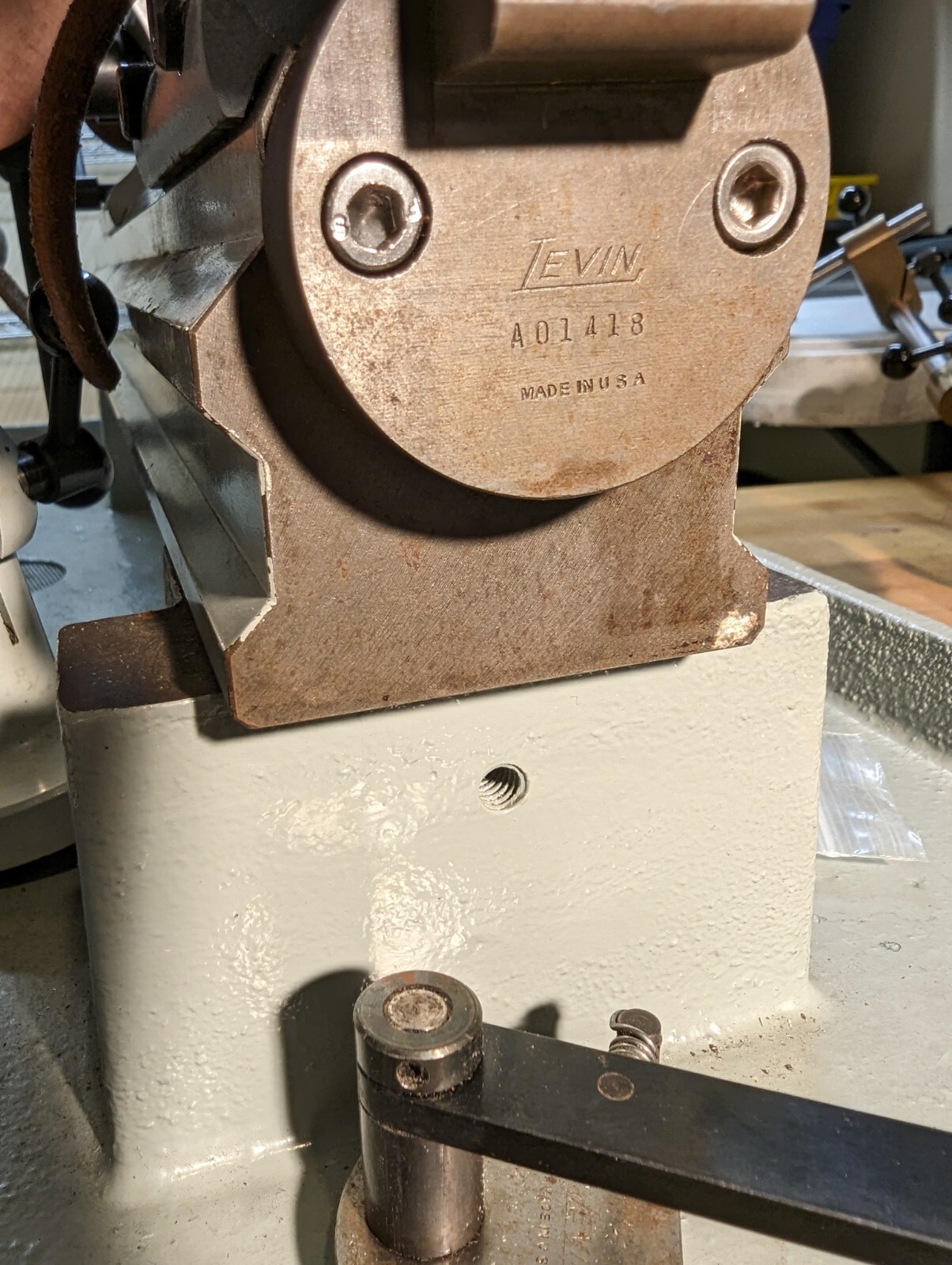 18" Precision Instrument Lathe Vintage Levin USA Watchmaking Machinist ...
