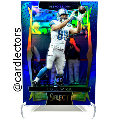 2016 Panini Select Football COLE WICK #40 RC Concourse Blue Parallel ...