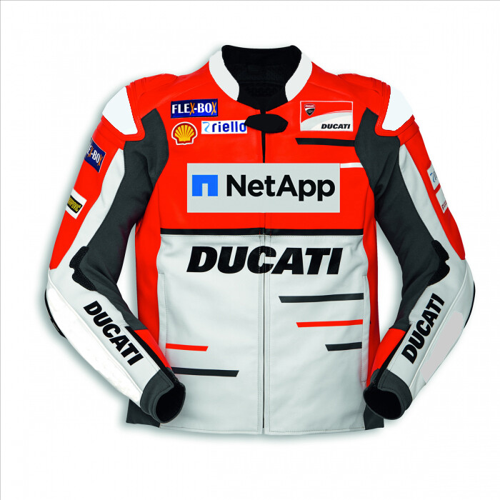 DUCATI Racing Motorbike Leather Jacket Mens Biker Motorcycle Leather ...