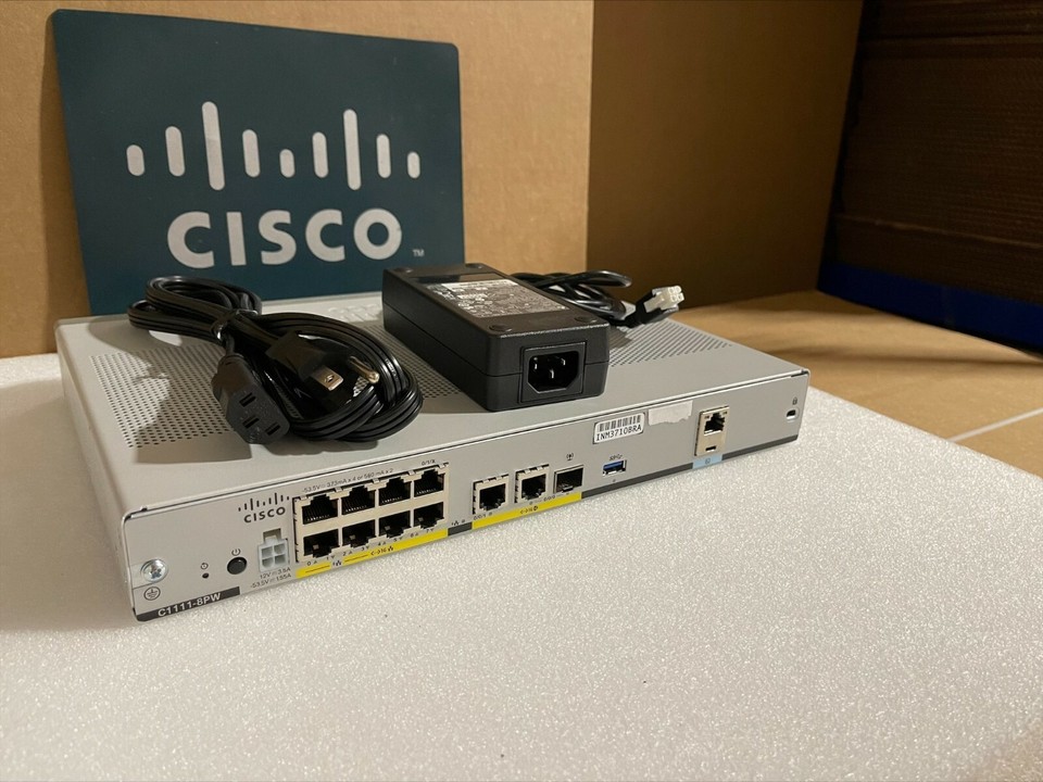 Cisco Systems C1111-8PW ISR 1100 8 Ports Dual GE WAN | eBay