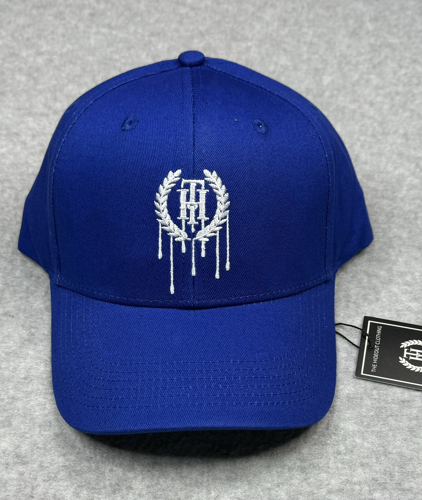 The Hideout Clothing Hat Dripping Essentials Strapback Dad BLUE Cap ...