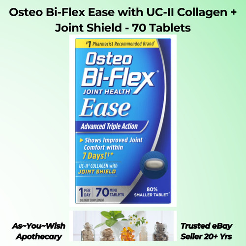 Osteo Bi-Flex Ease UC-II Collagen 70 Mini Tabs Exp 08/2026 Joint ...