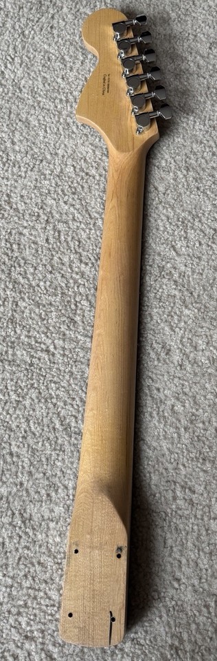 2008 Fender Starcaster Stratocaster Rosewood Neck with Black Metallic ...