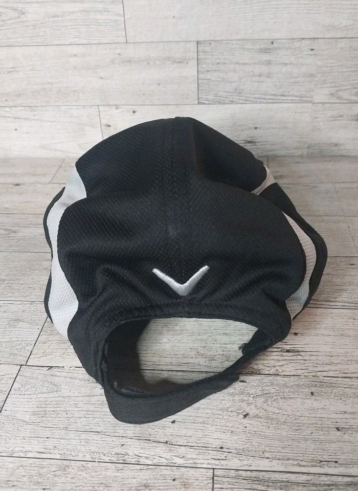 Callaway Black Gray Golf Panel Hat Cap Running Cycling Adjustable Strap ...