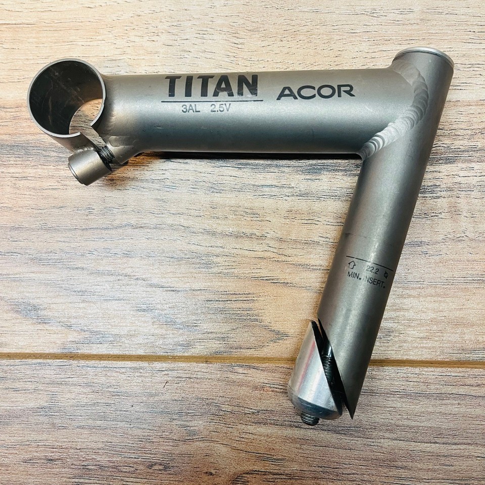 Titanium Acor Titanium Road Quill Stem 125 26.0 Matte Finish | eBay
