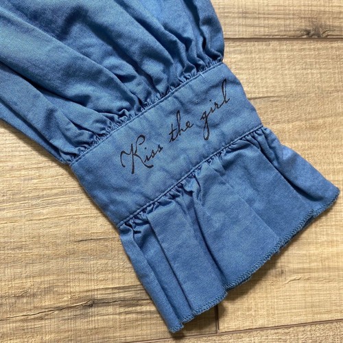 Disney Parks Womens Little Mermaid Kiss The Girl Off the Shoulder Shirt ...