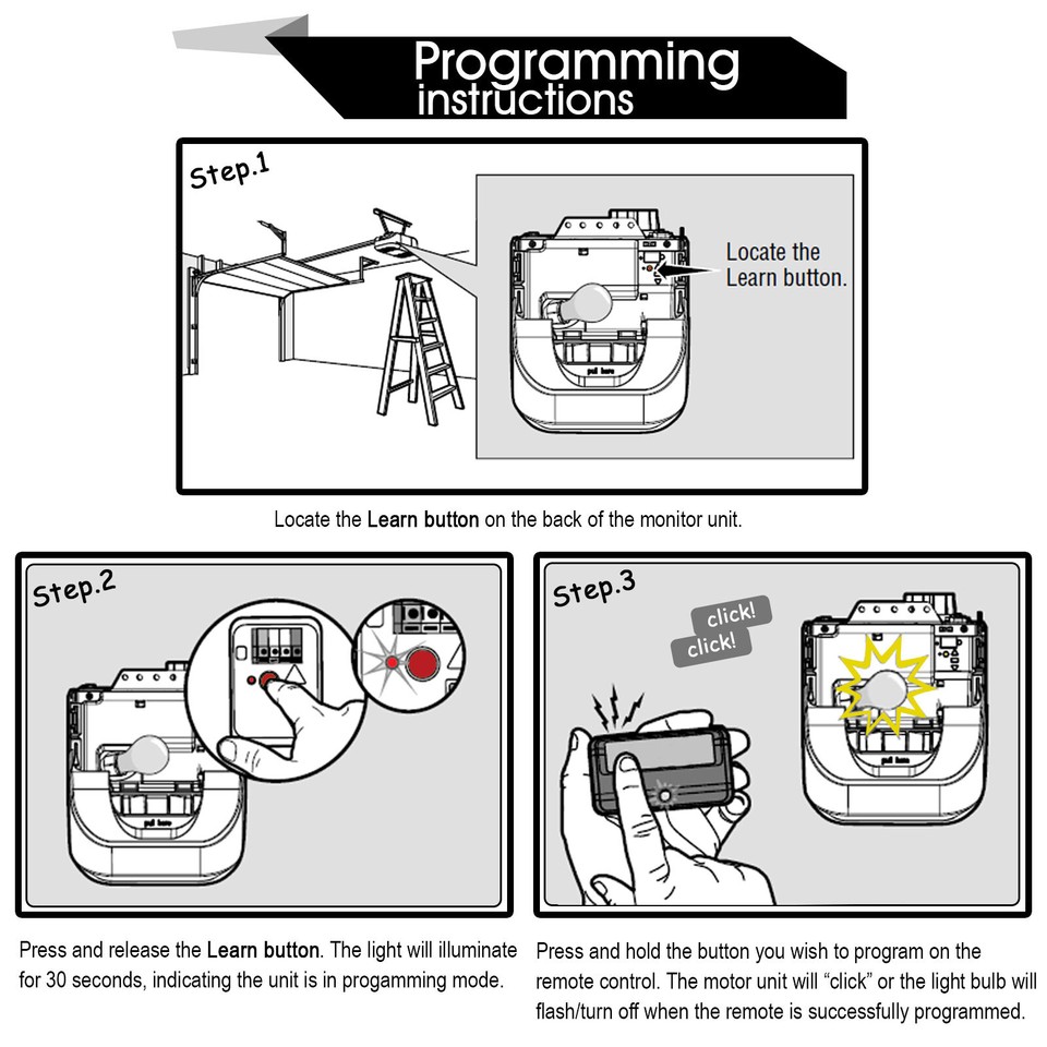 For Liftmaster Sears Garage Door Keyless Entry Keypad 977LM Opener ...