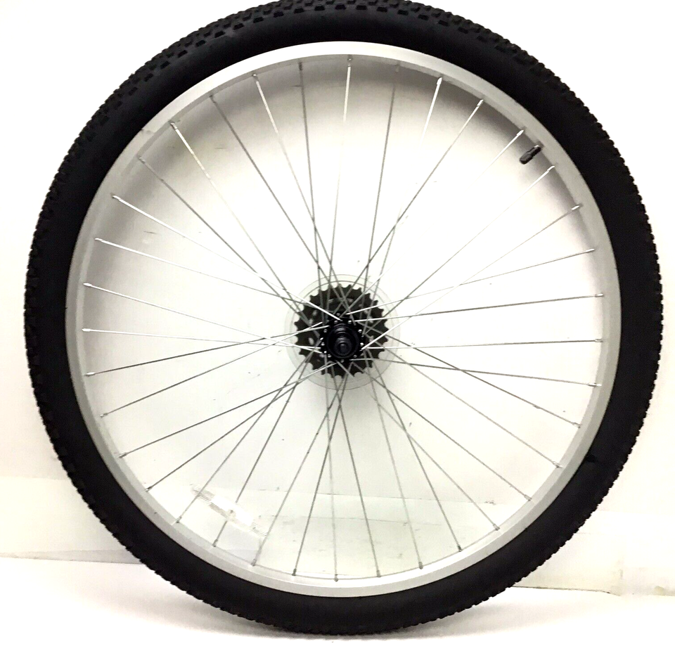 29" Bicycle Rear Alloy Wheel 6-Speed Freewheel 2.0" Tire 29er Mountain ...
