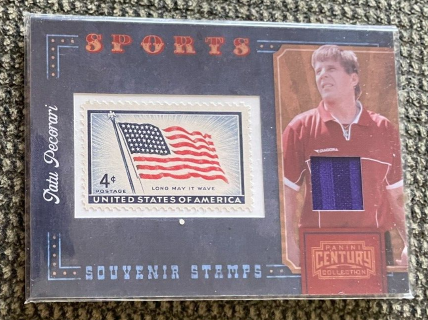 2010 Panini Century Collection Tatu Pecorari #43 Souvenir 4 Cent Stamp ...