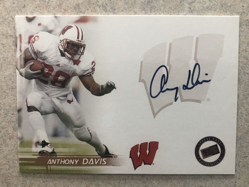 2005 Press Pass Anthony Davis Rookie Autograph- Wisconsin Badgers | eBay