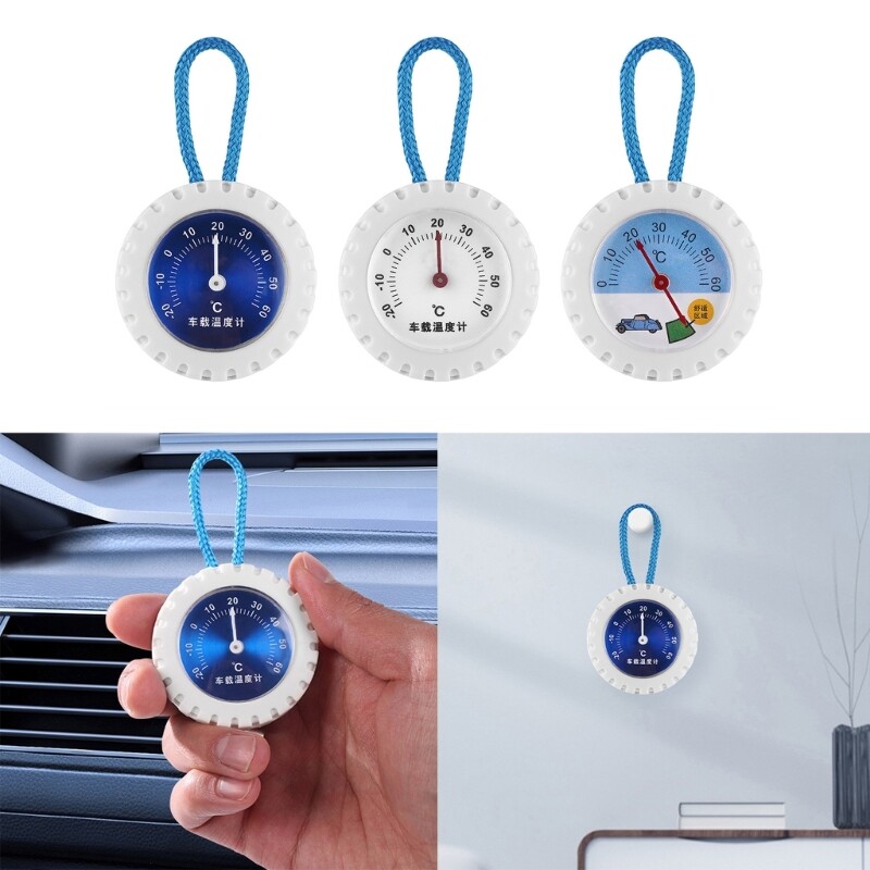 In-Car Thermometer Blue Temperature Gauge for Accurate Automotive ...