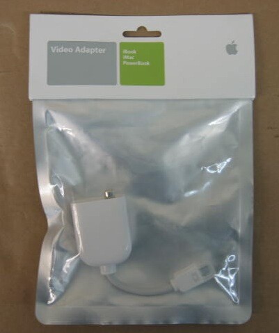 NEW Apple Video Adapter M9109G/A for iBook, iMac, PowerBook | eBay