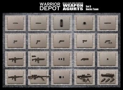 Acid Rain World Standard Weapon Agurts Set 3 Bucks Team - 1/18 3.75" | eBay