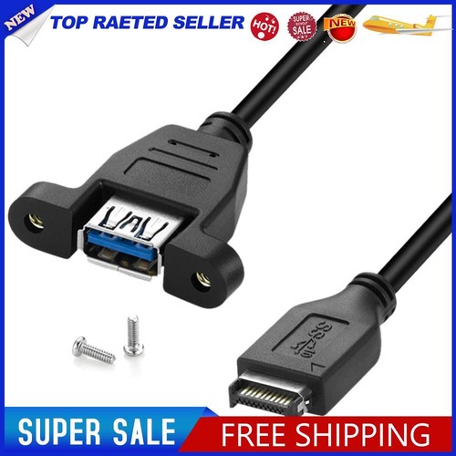 50CM USB Type E Male To USB 3.0 Type A Female Adapter Extension Cable ...