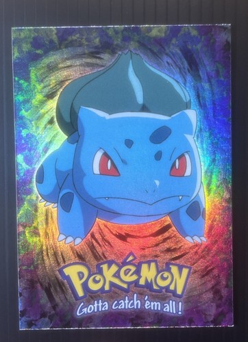 1999 Topps Pokemon First Movie Bulbasaur #E1 Rainbow Foil NM/M | eBay