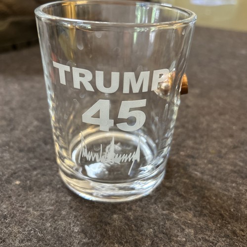 Bulletproof Trump Signature 45 Whiskey Glass- Real Bullet | eBay