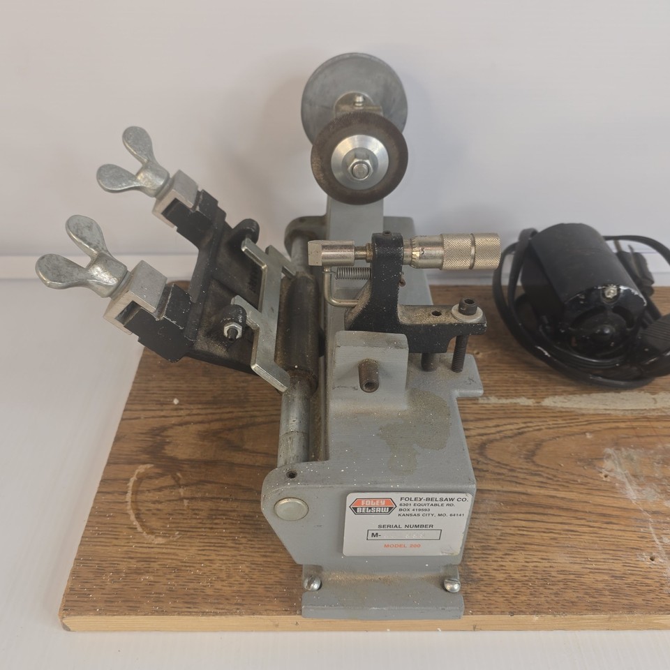 Foley Belsaw Model 200 Key Cutting Grinding Machine Needs Belt&Keys ...